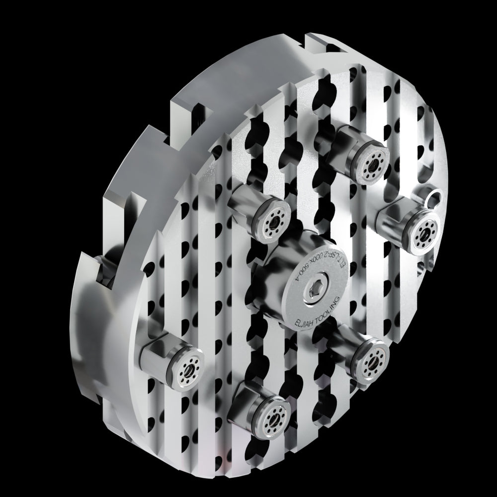 Elijah Tooling | Quick Change Modular Fixture Plate for Trunnion